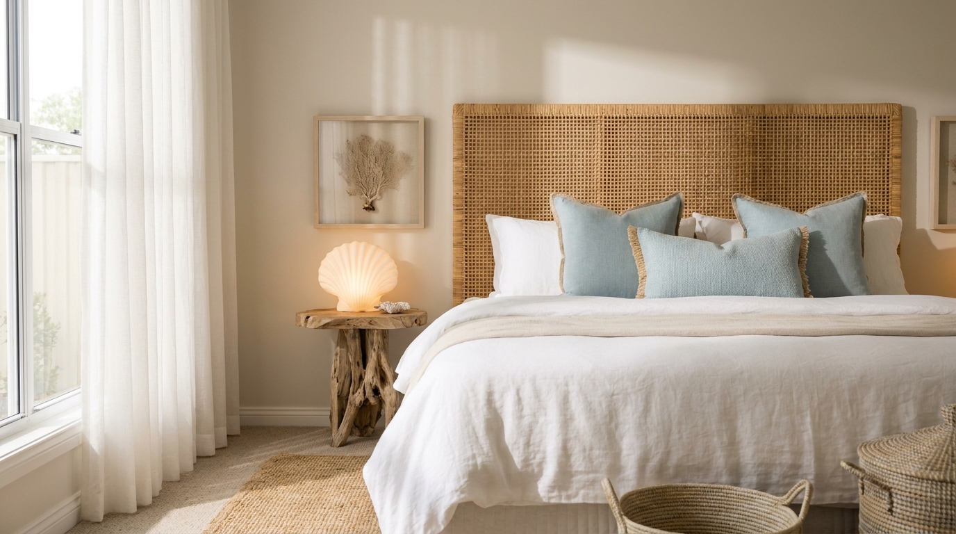 coastal decor color palette: 9 blue, sand & white...